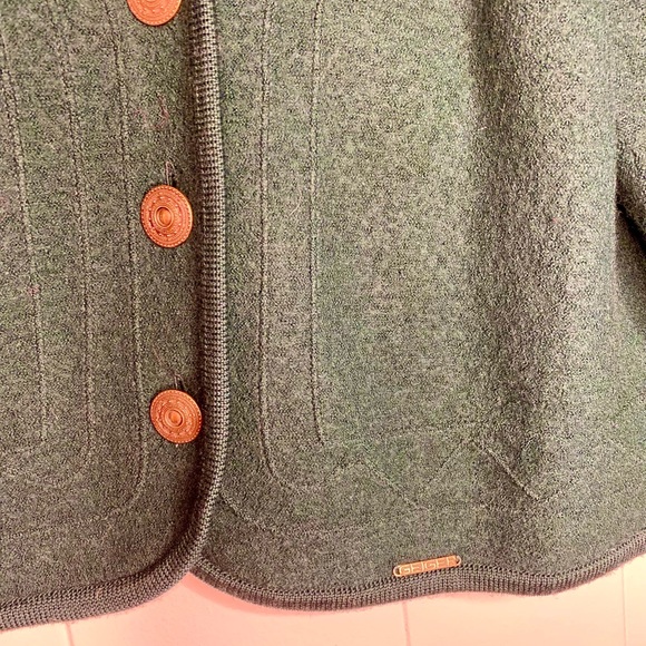 geiger | Sweaters | Vintage Geiger Austrian Boiled Wool Cardigan ...